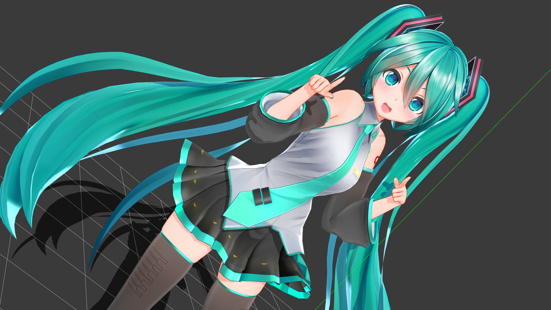 【MMD模型小科普 + 静画】む～ぶ式初音ミク（Muuubu Miku）