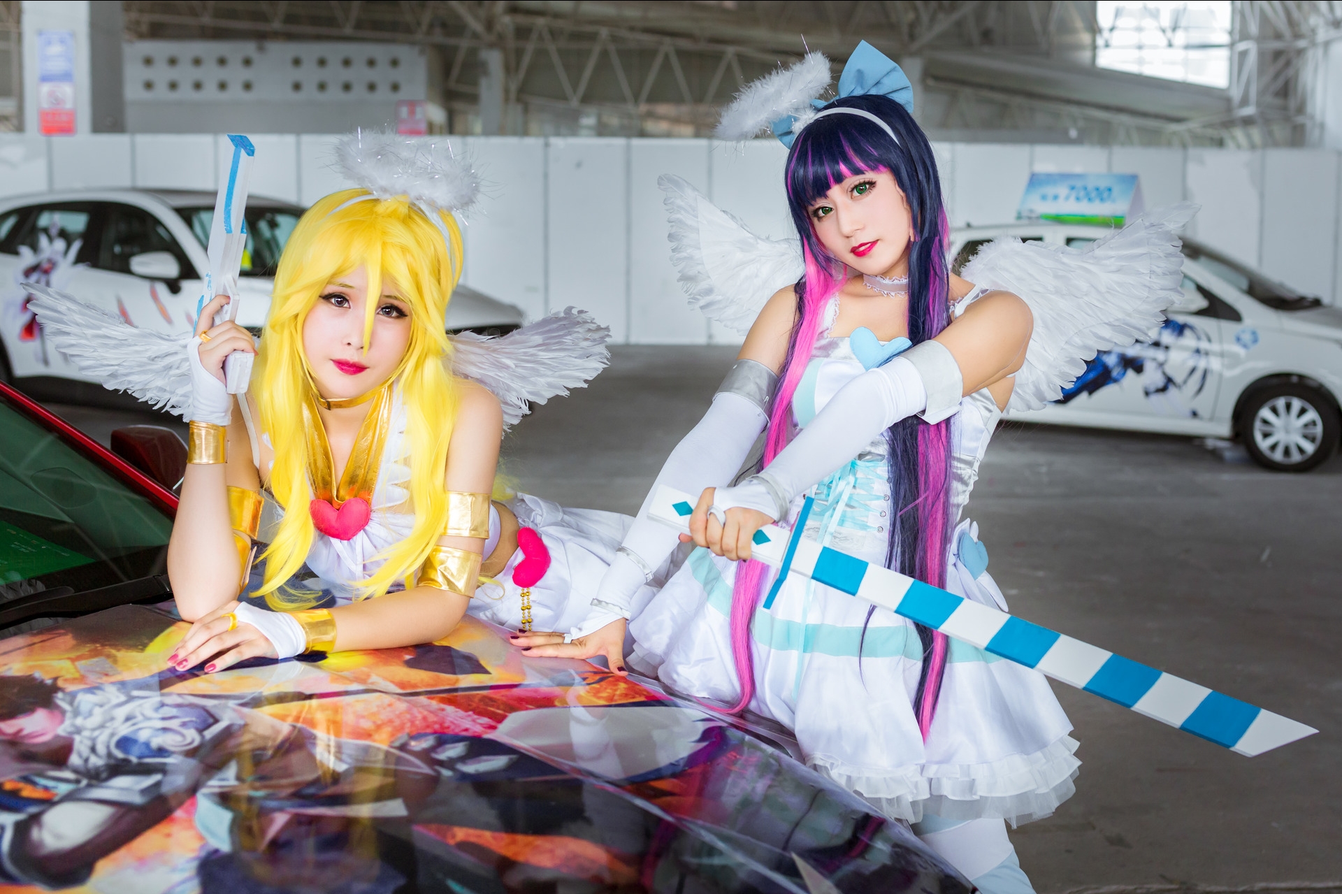 【COS】吊带袜天使