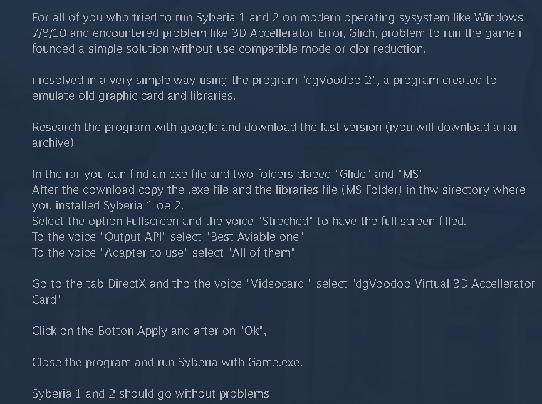 老游戏运行帮手：虚拟显卡软件dgvoodoo介绍