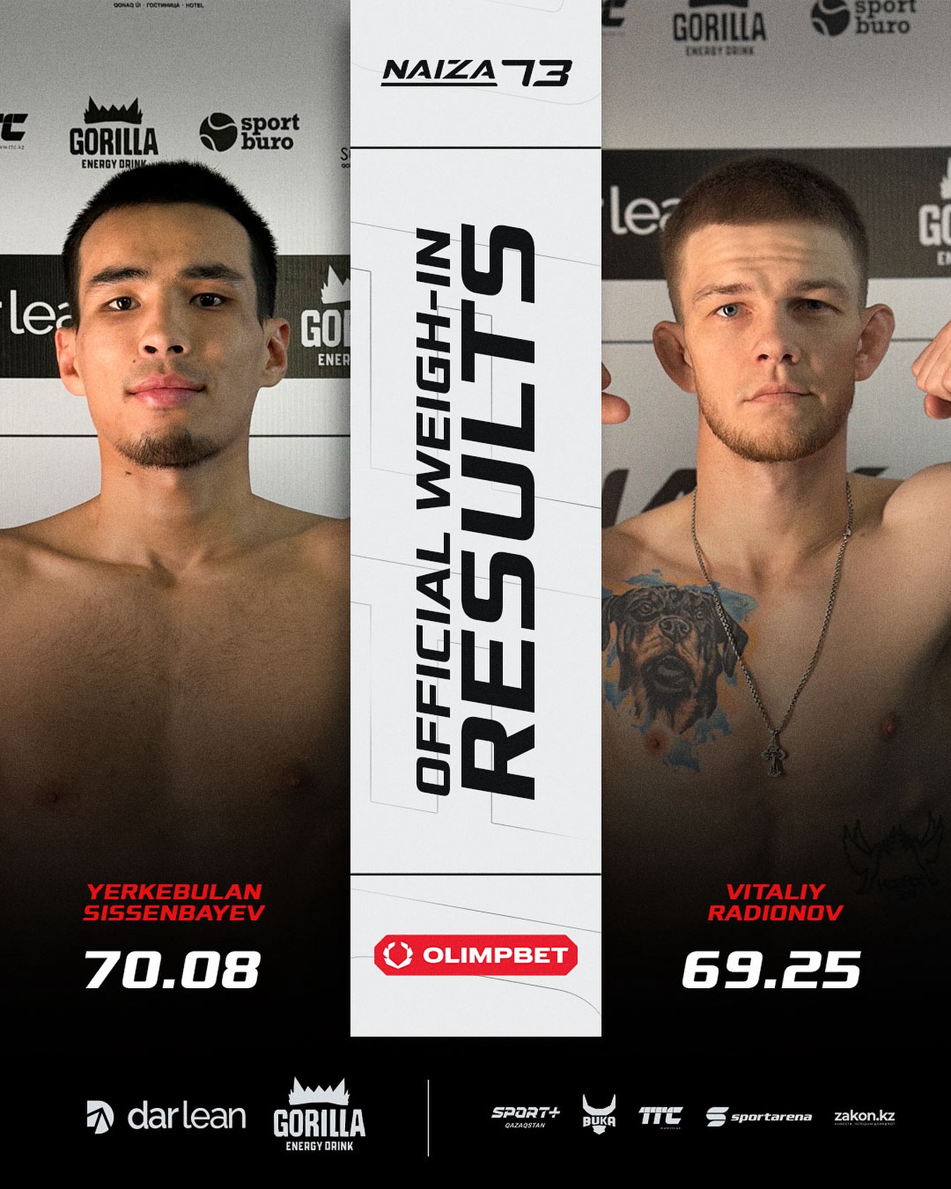 2025年5月30日Naiza FC 73 – 战卡[赛后视频] Naiza Fighting Championship