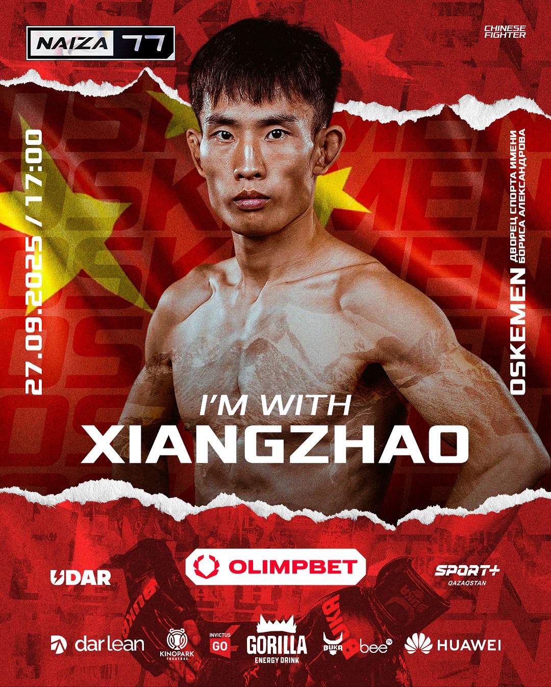 2025年9月27日Naiza FC 77 – 直播[赛后视频] SAGYN VS SAYASSATOV | Naiza Fighting ...