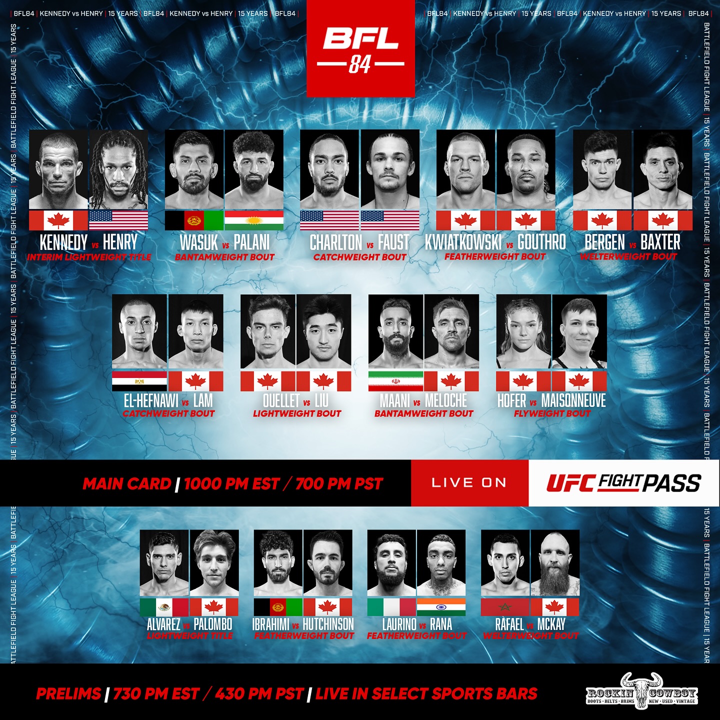 2025年9月5日BFL 84 – 战报[赛后视频] Kennedy vs. Henry – Sep 4 | Battlefield ...