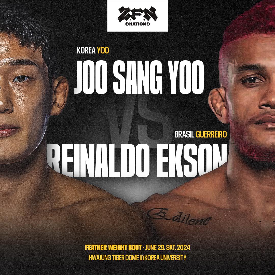 2024年6月29日ZFN 01 – 战卡[赛后视频] Z Fight Night 1 | Joo Sang Yoo vs. Reinaldo Ekson