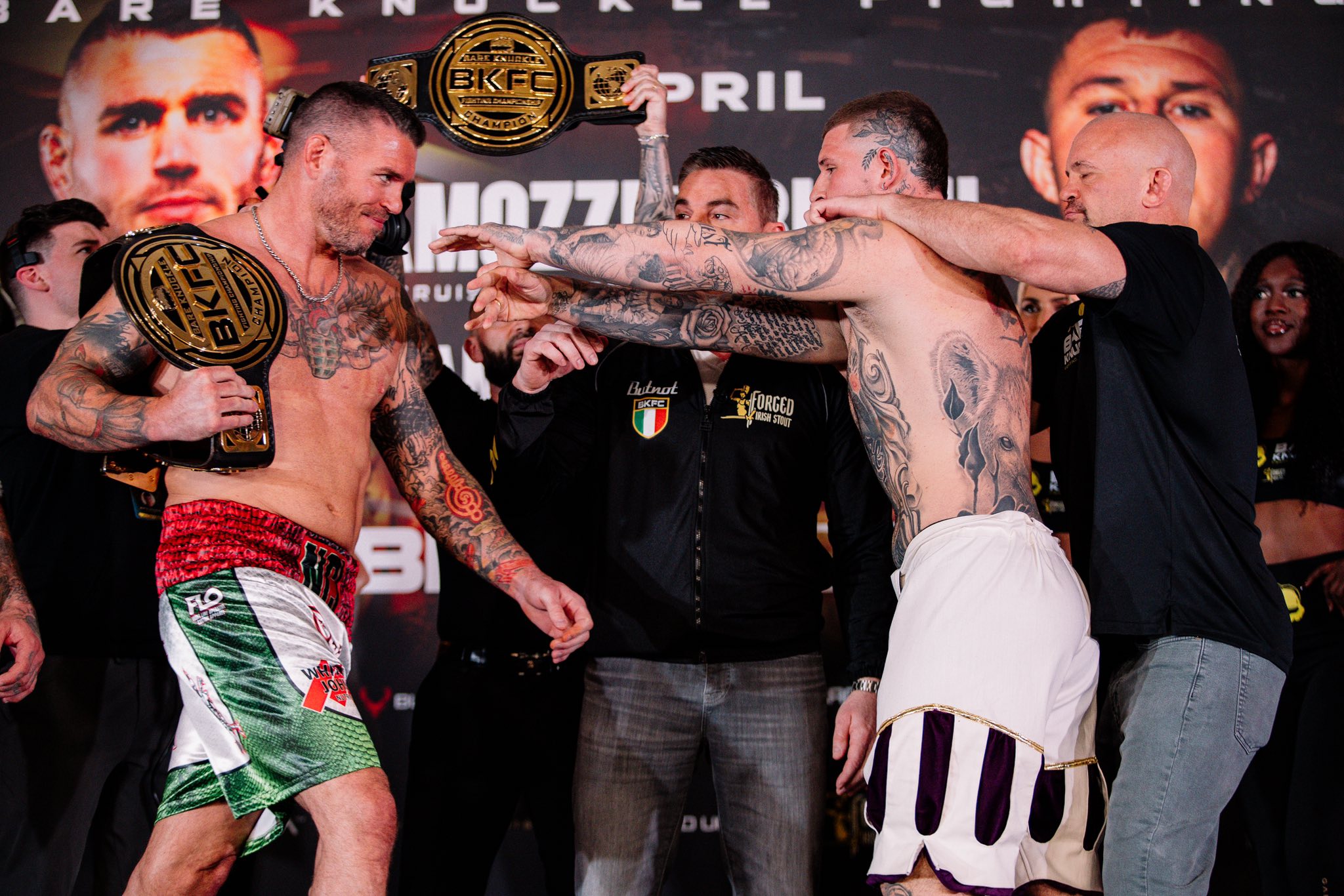 2025年4月27日BKFC 73 Italy – 战卡[赛后视频] Camozzi vs. Bicchi – Apr 26 | BKFC on DAZN 5 | Bare Knuckle ...