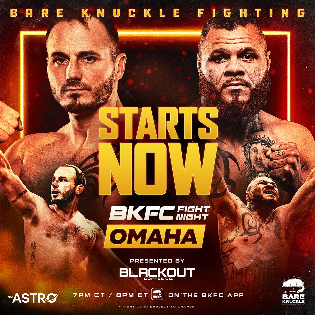 2025年4月19日BKFC Fight Night Omaha 2 – 直播[赛后视频] Cochrane vs. Edwards ...