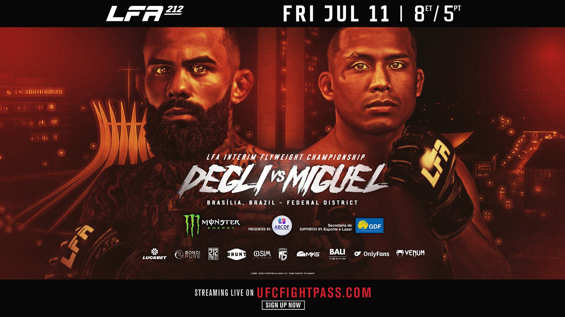 LFA格斗联盟赛事 - Legacy Fighting Alliance