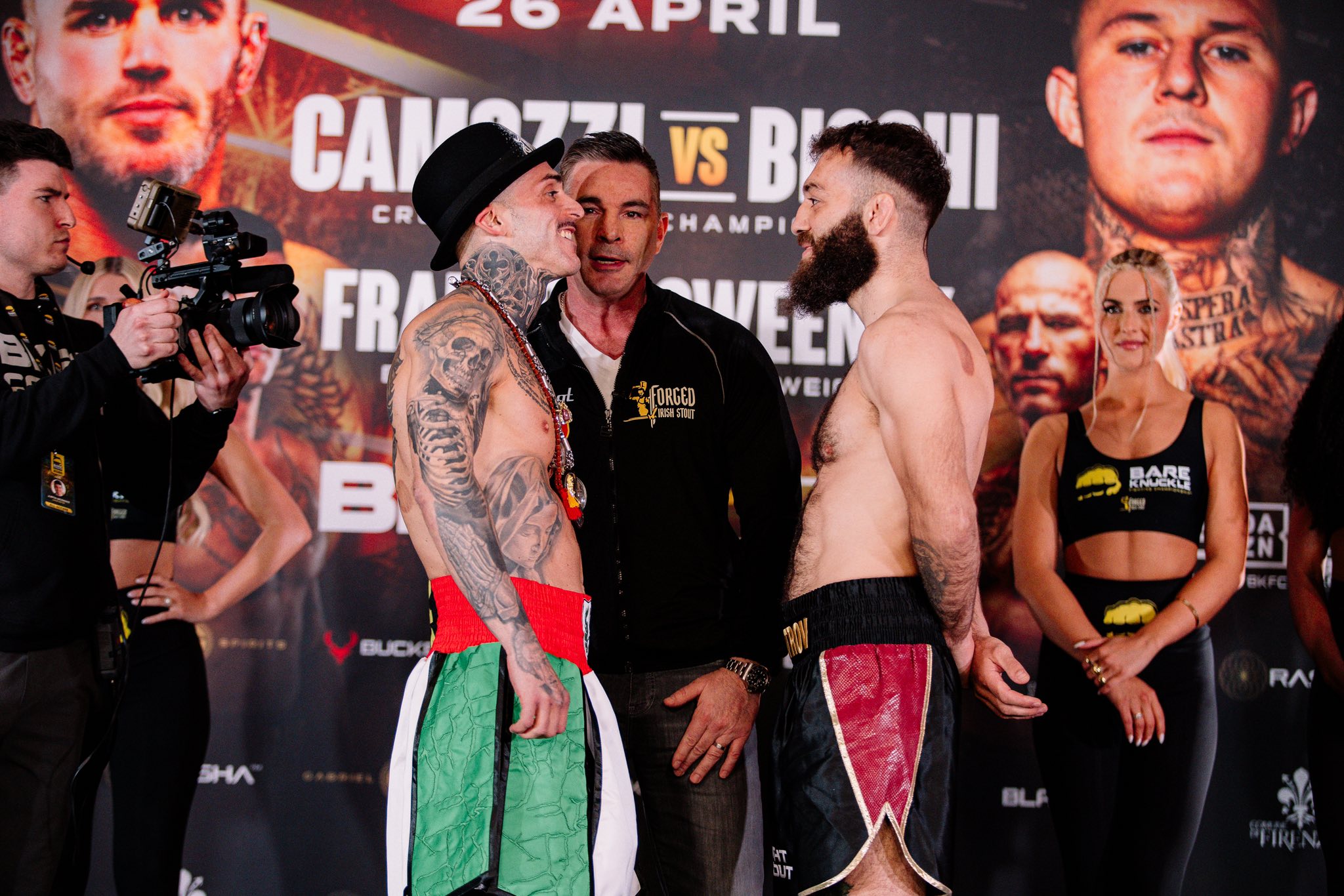 2025年4月27日BKFC 73 Italy – 战卡[赛后视频] Camozzi vs. Bicchi – Apr 26 | BKFC on DAZN 5 | Bare Knuckle ...