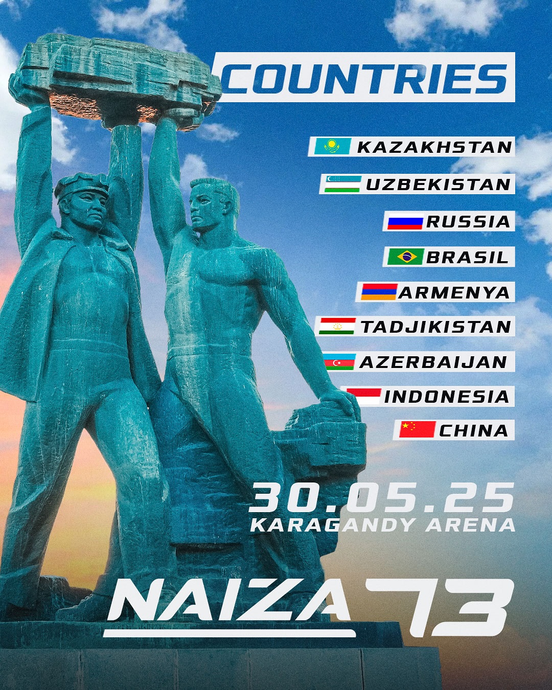 2025年5月30日Naiza FC 73 – 战卡[赛后视频] Naiza Fighting Championship