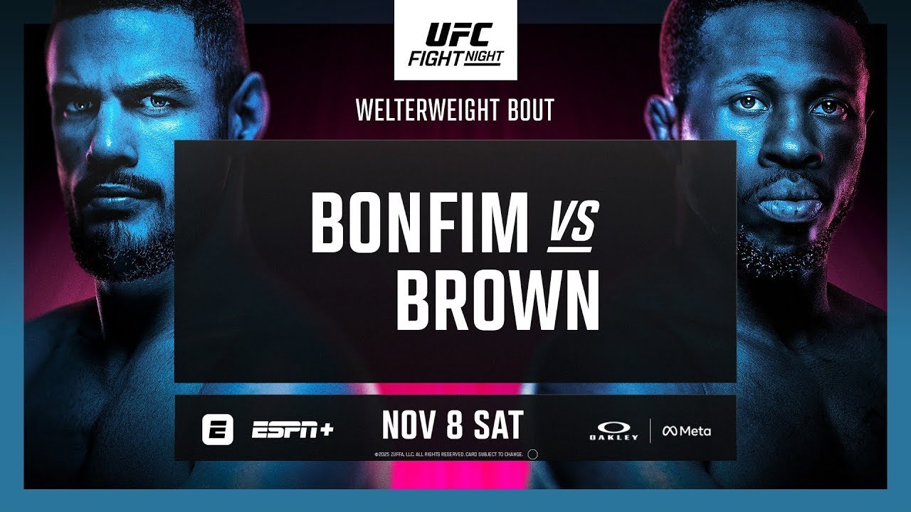 2025年11月9日UFC格斗之夜 – 直播[赛后视频] UFC Vegas 111/UFC Fight Night 264 – Bonfim ...
