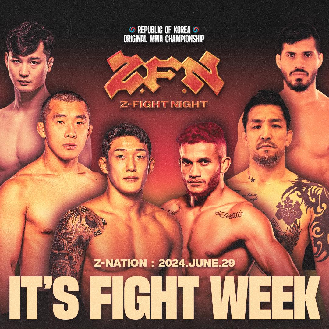 2024年6月29日ZFN 01 – 战卡[赛后视频] Z Fight Night 1 | Joo Sang Yoo vs. Reinaldo Ekson