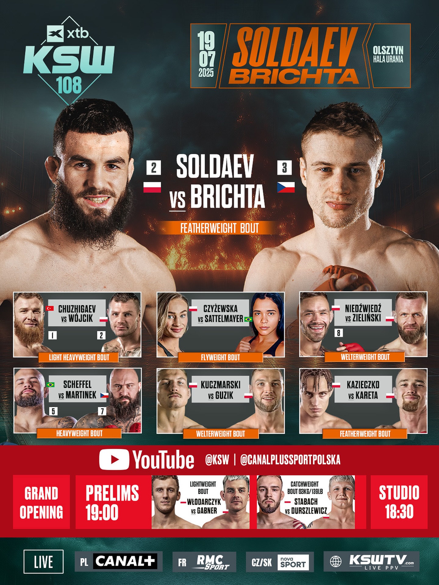 2016年5月28日波兰MMA赛事KSW 35期 – 完整视频（Khalidov vs. Karaoglu）