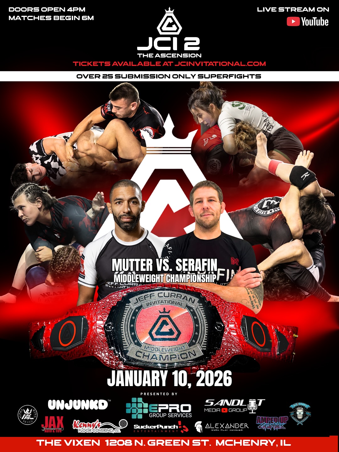 2026年1月11日JCI2 – 战卡[赛后视频] Jeff Curran Invitational 2: The Ascension ...