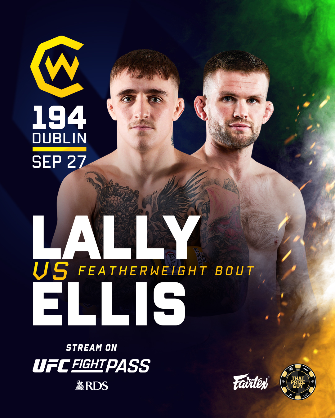 2025年9月28日Cage Warriors 194 DUBLIN – 战卡[赛后视频] Hill vs. Duarte – Sep 27 ...