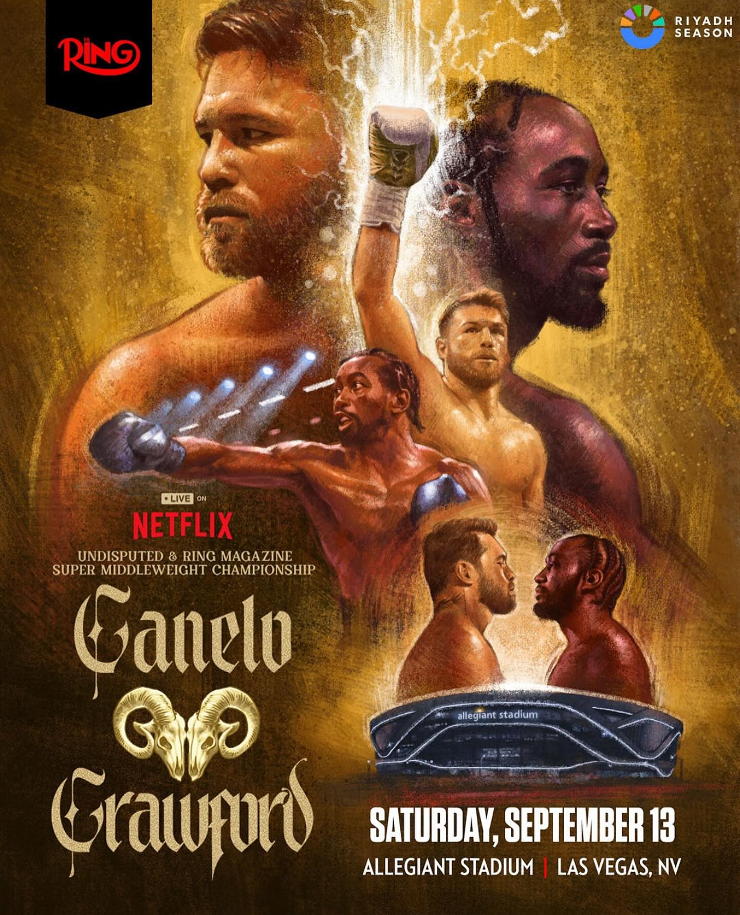 2025年9月14日Zuffa Boxing/TKO Boxing职业拳击赛 – 直播[赛后视频] Canelo Álvarez vs ...