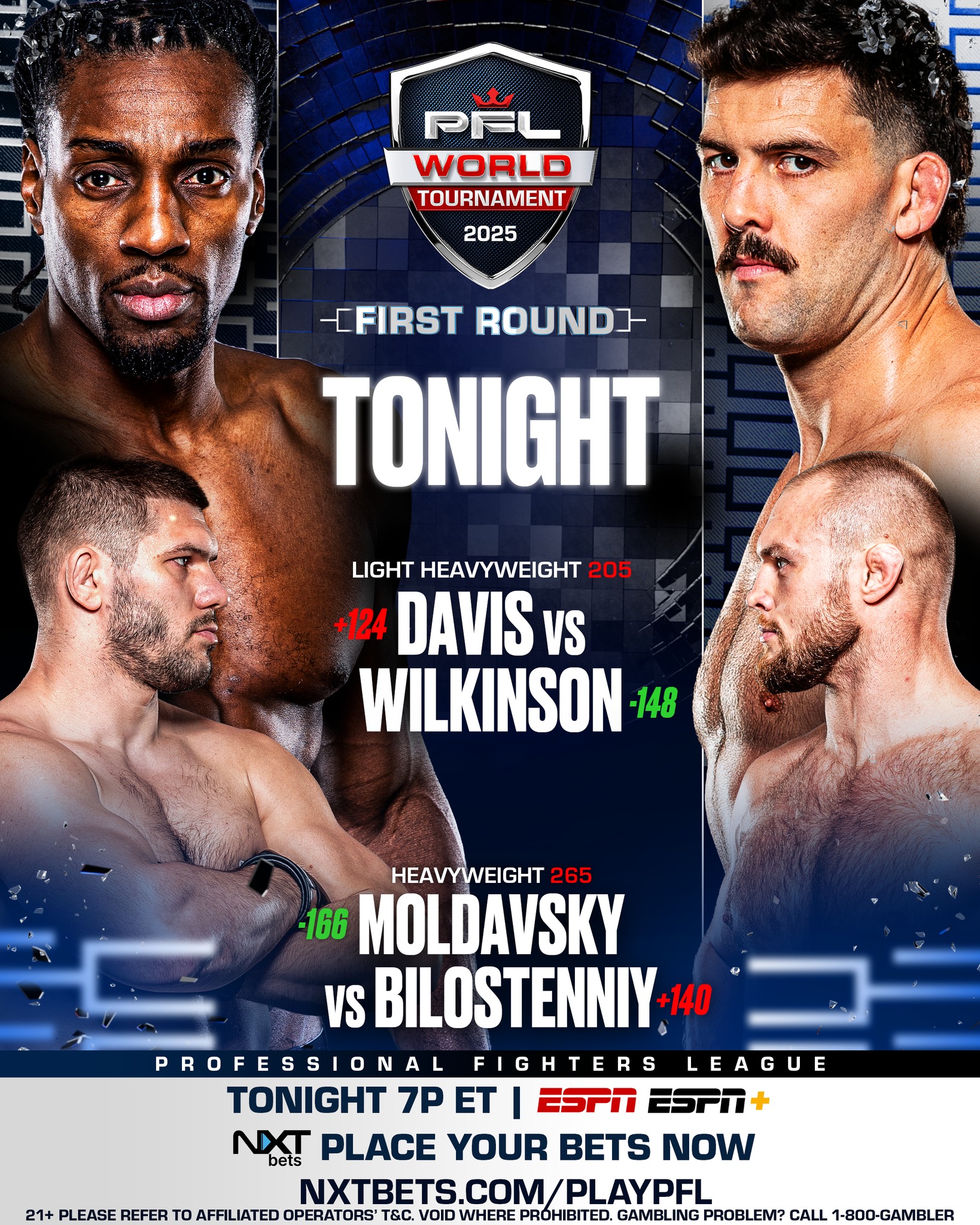 2025年5月2日PFL 2025 World Tournament – 直播[赛后视频] First Round 4 – Light ...