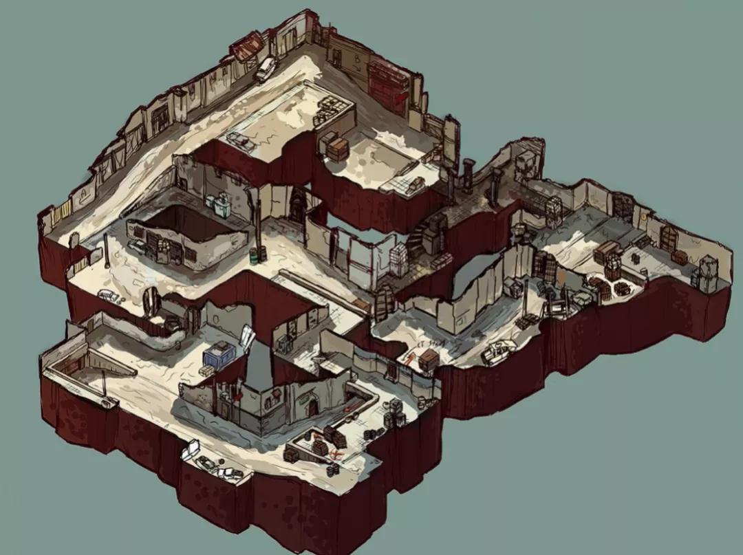 dust2平面图-千图网